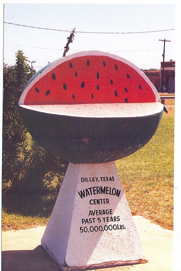 watermelon statue